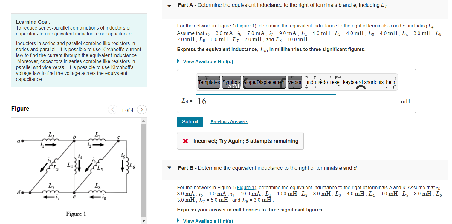 Solved Learning Goal: To reduce series-parallel combinations | Chegg.com