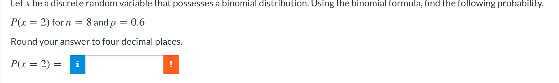 Solved Let x be a discrete random variable that possesses a | Chegg.com