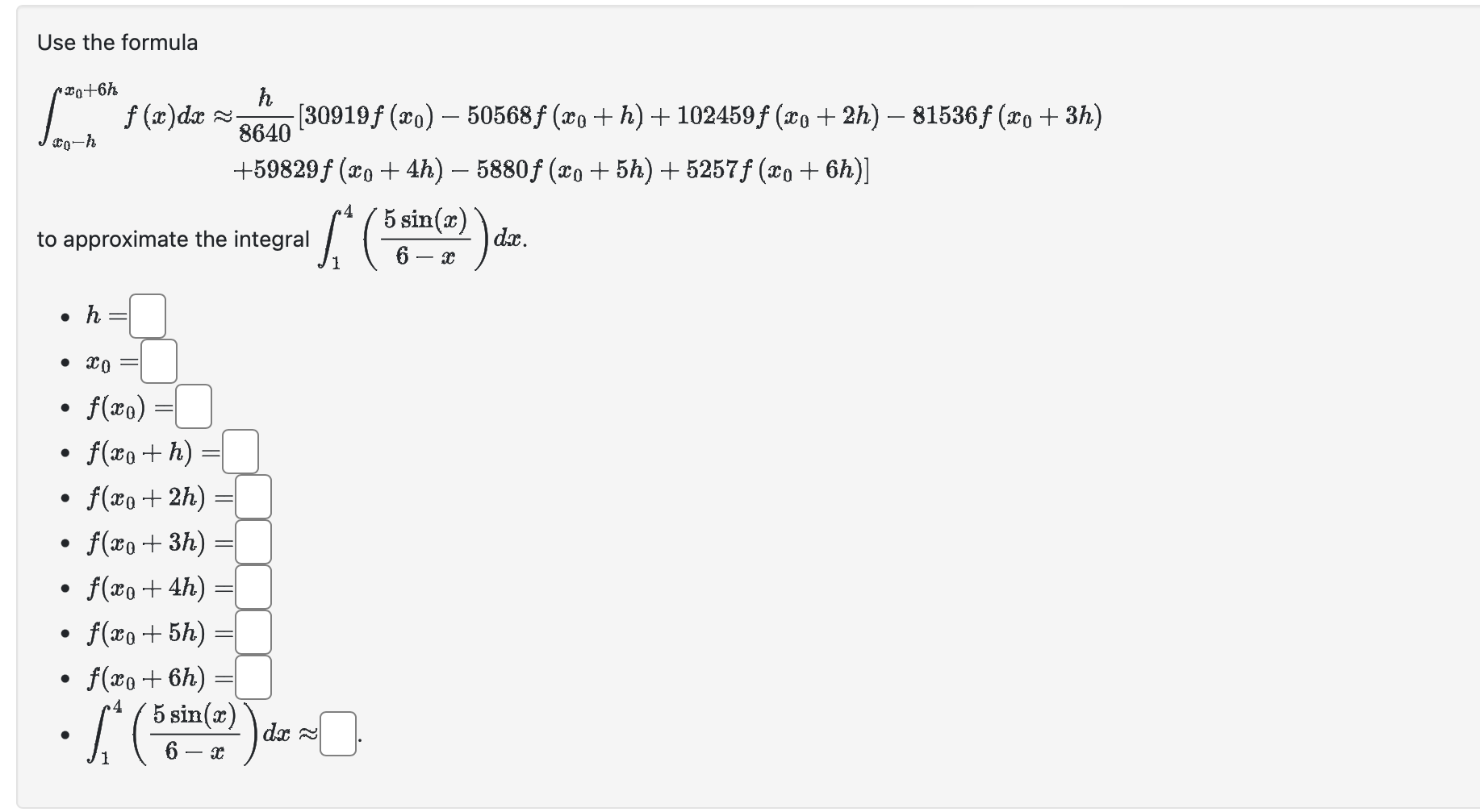 Solved Use the formula | Chegg.com