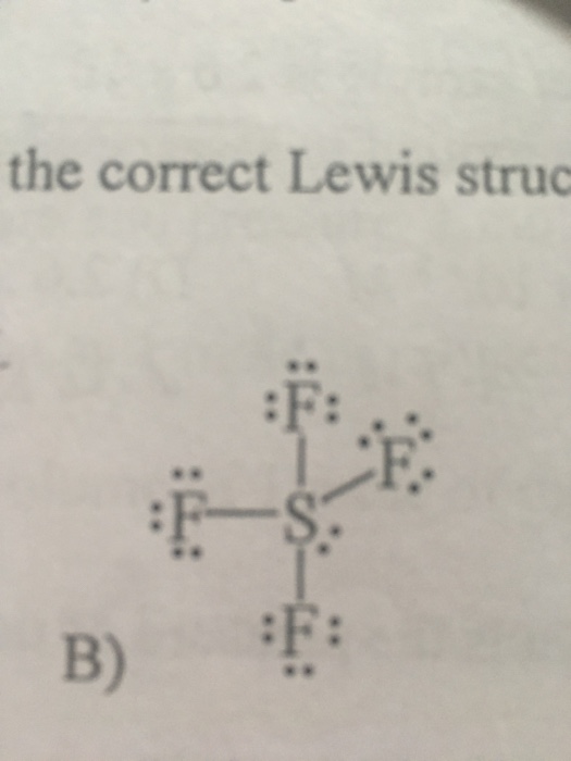 Sf4 Lewis Structure