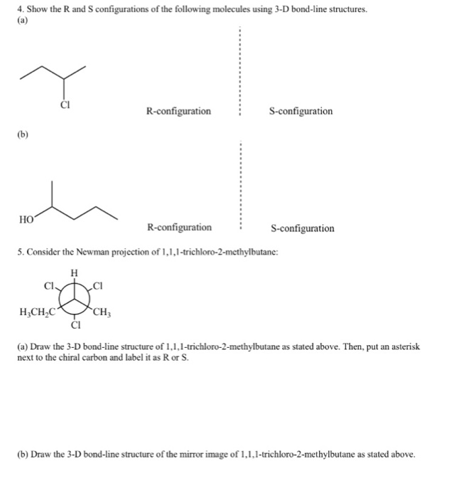 Solved . Show the R and S configurations of the following | Chegg.com
