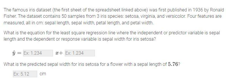 Sepal length Sepal width Petal length Petal width | Chegg.com