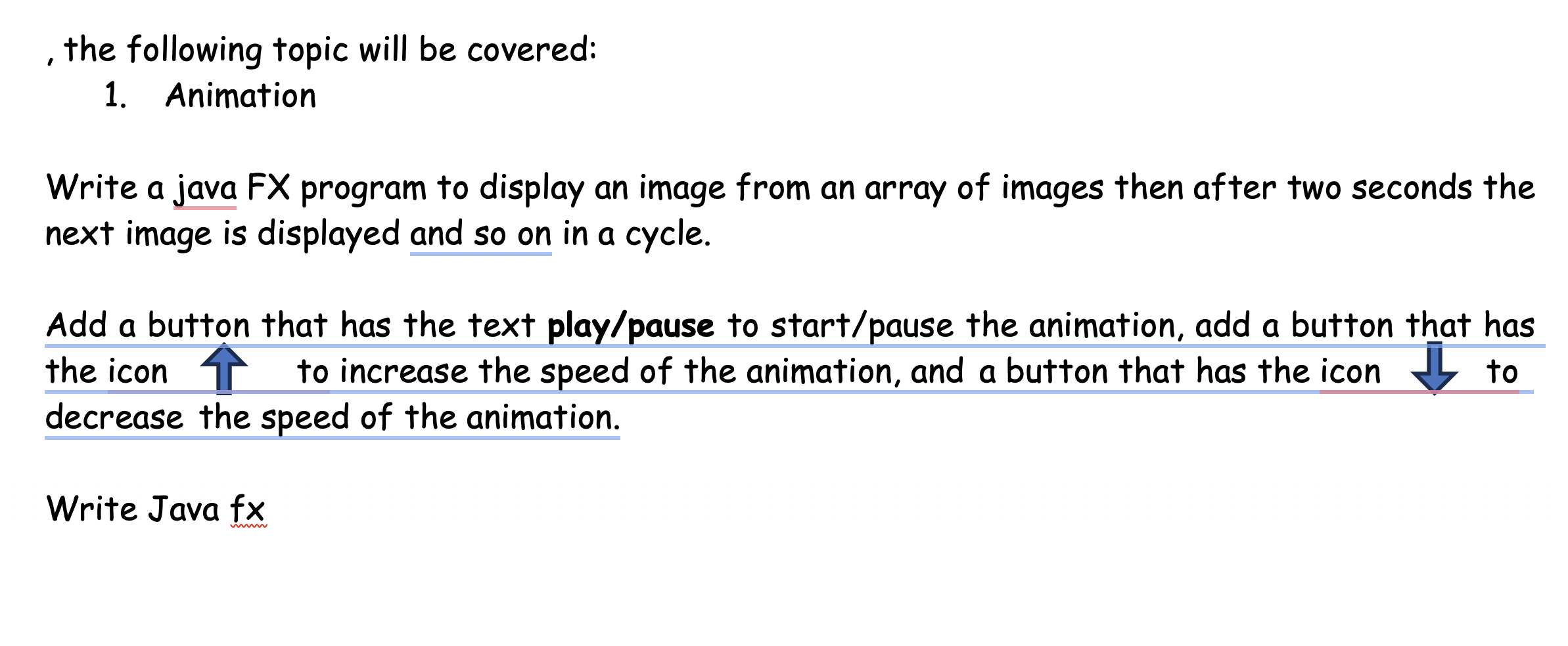 Solved , the following topic will be covered: 1. Animation | Chegg.com