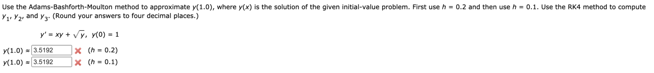 Solved Really need help with this problem, I've attempted it | Chegg.com