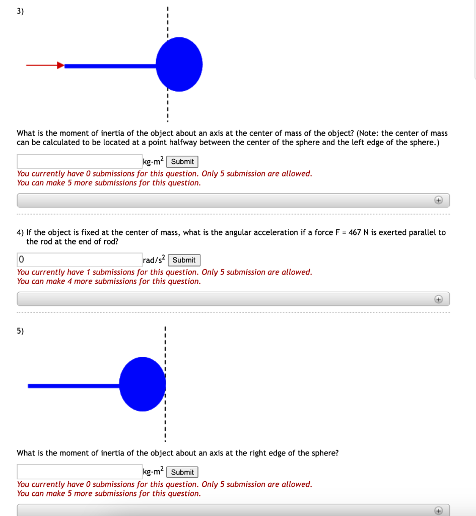 Solved An object is formed by attaching a uniform, thin rod | Chegg.com