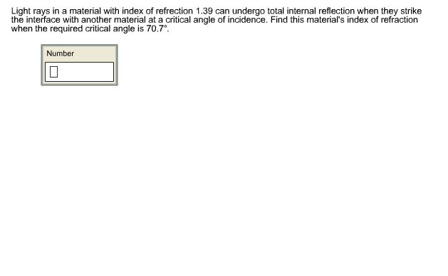 Solved Light rays in a material with index of refrection | Chegg.com