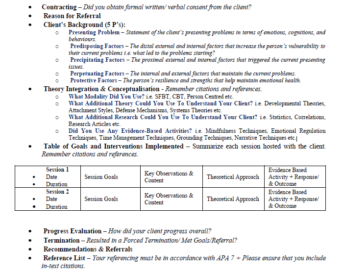 Solved Individual Session Case Note1. ﻿IDENTIFYING | Chegg.com