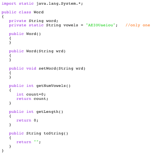 Solved Lab Description Create a program that will store a | Chegg.com