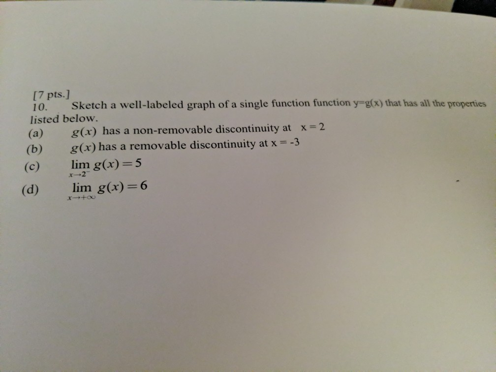 Solved [7 pts.] 10. Sketch a well-labeled graph of a single | Chegg.com