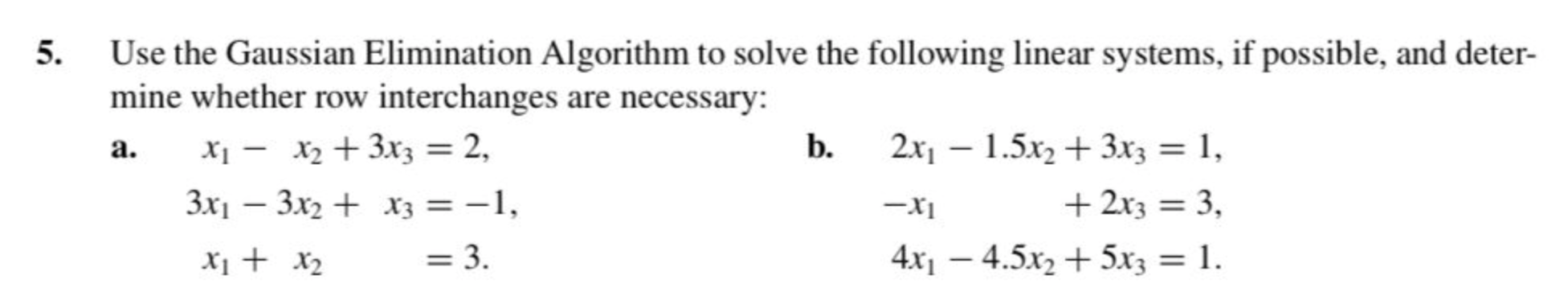 Gaussian Elimination with Backward Substitution | Chegg.com