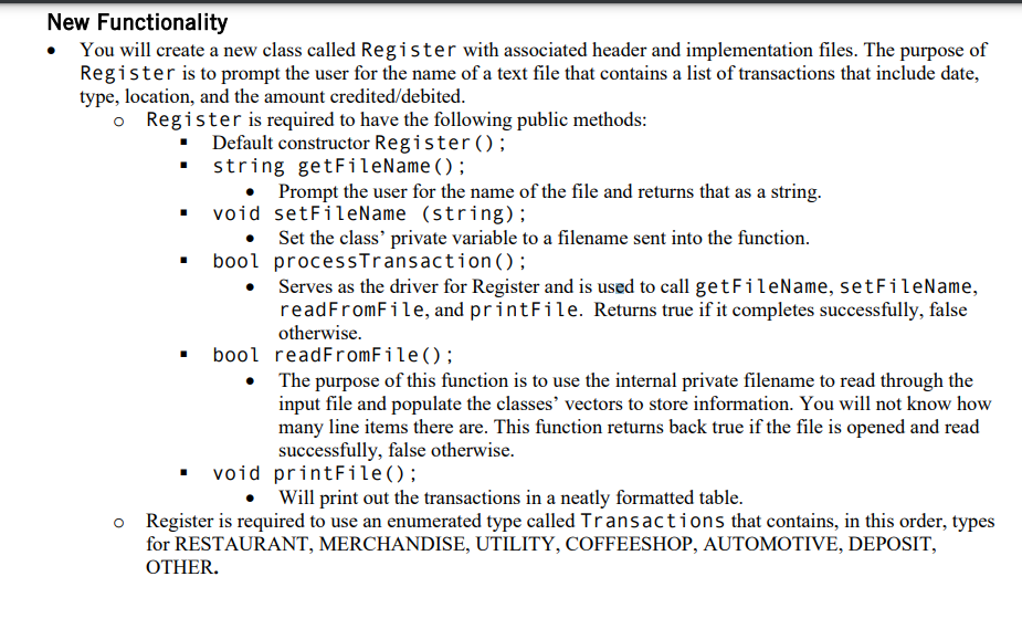 General Programming Guidance: For Part C, you'll be | Chegg.com