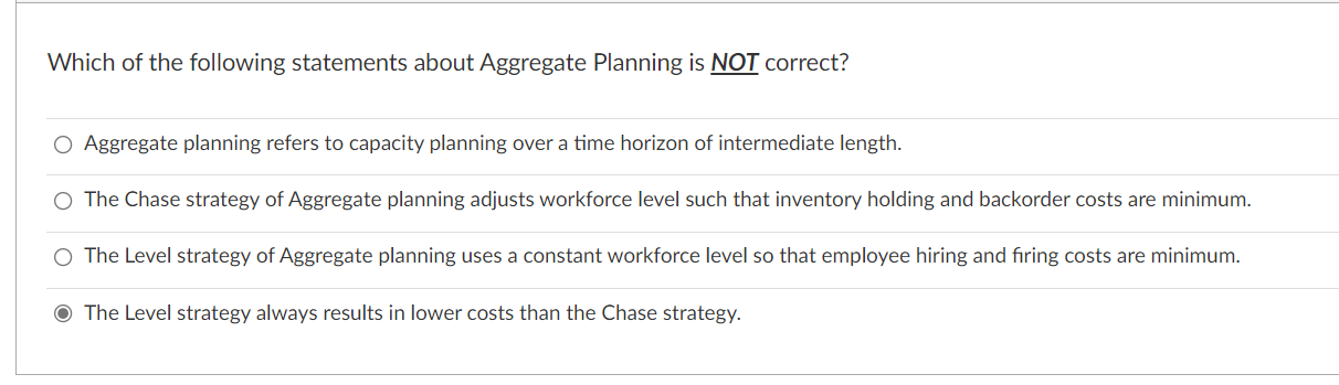 Solved Which of the following statements about Aggregate | Chegg.com