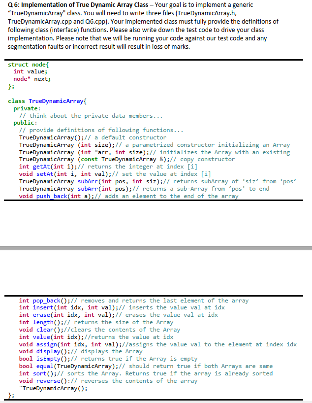 Write code in C++ using classes. Class members must | Chegg.com