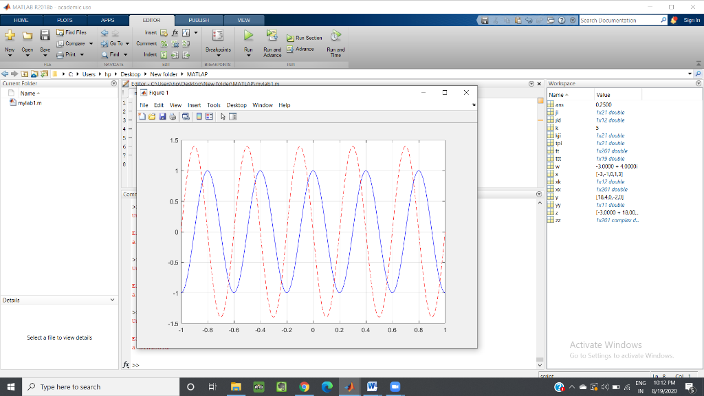 Solved i have got the plot from MATLAP. please help me | Chegg.com