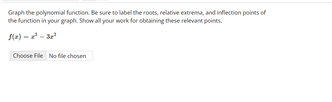 Solved Graph the polynomial function. Be sure to label the | Chegg.com
