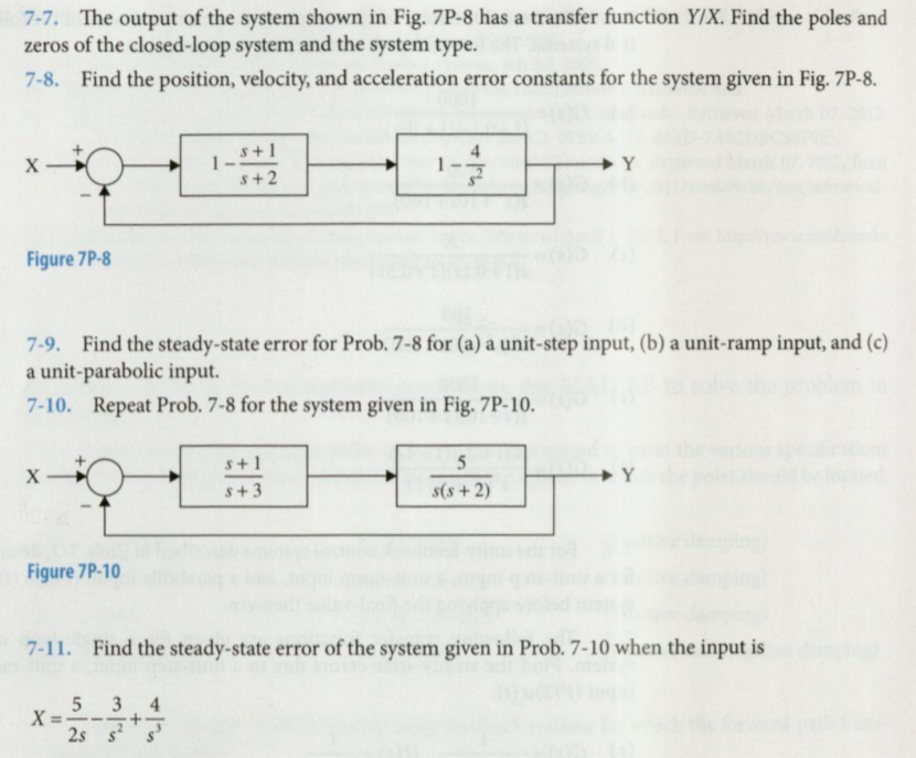 Solved 7-7. The output of the system shown in Fig. 7P-8 has | Chegg.com