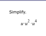 Solved Simplify.u*u2*u4 | Chegg.com