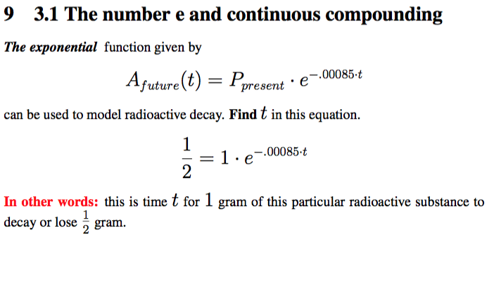 Solved The number e and continuous compounding The | Chegg.com