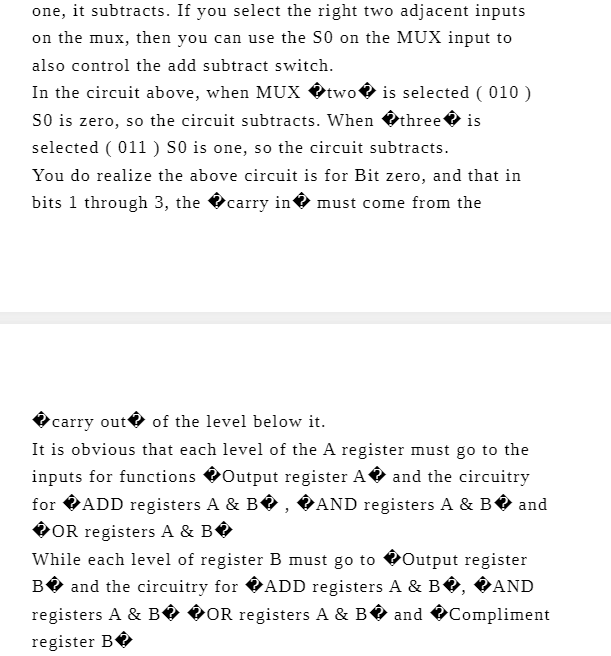 Design and build in Quartus II , an Arithmetic | Chegg.com