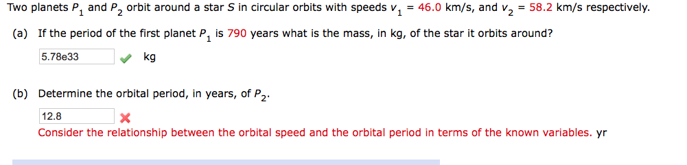 Solved Two planets P and P2 orbit around a star S in | Chegg.com