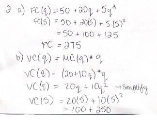 Solved Look for the Answer to 3. Provided math for the | Chegg.com