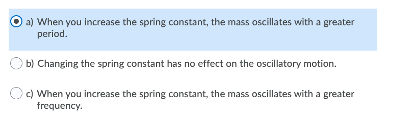 Solved The equation of motion for an object oscillating back | Chegg.com