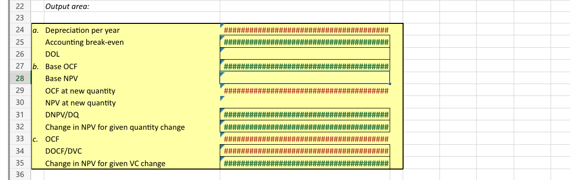 Solved How do I find DOL, Base NPV and NPV at new | Chegg.com