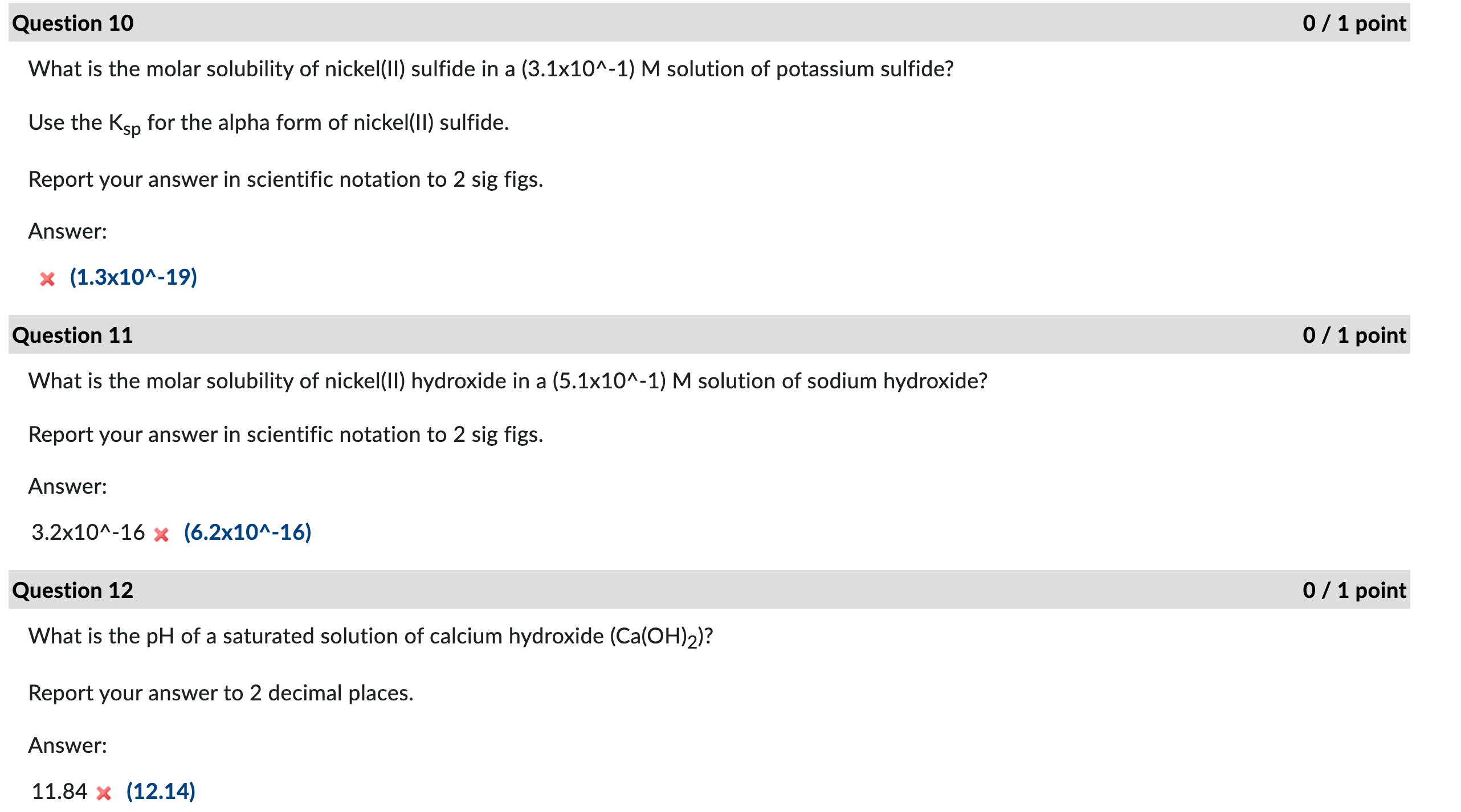 The correct answers are in navy blue (10: 1.3x10^-19 | Chegg.com