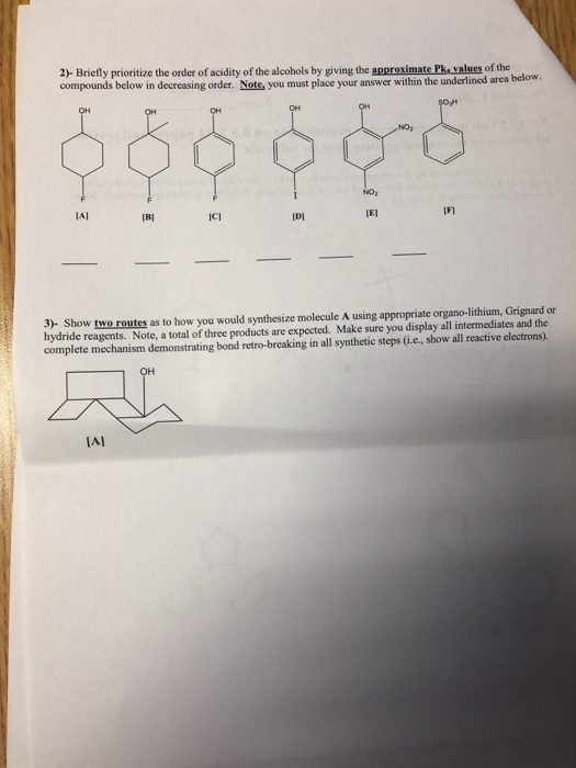 Solved 1)- Give the correct names for the structures drawn | Chegg.com