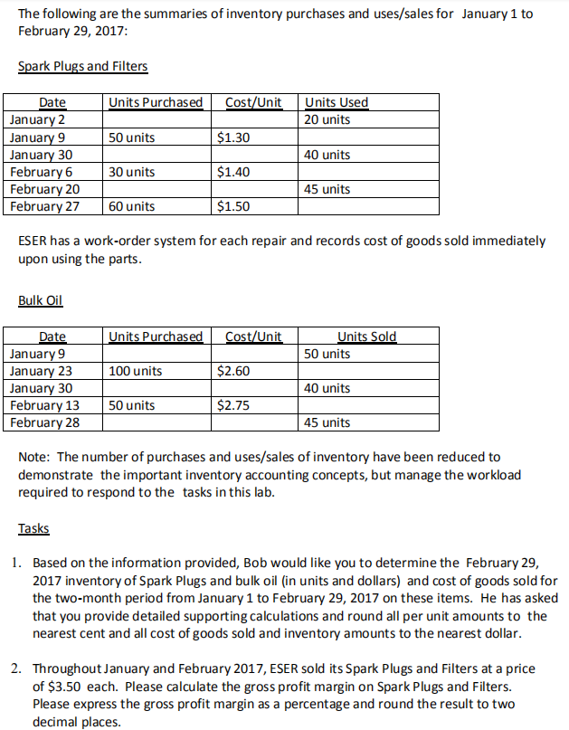 Solved Just as you finished your studies of inventory in BUS | Chegg.com