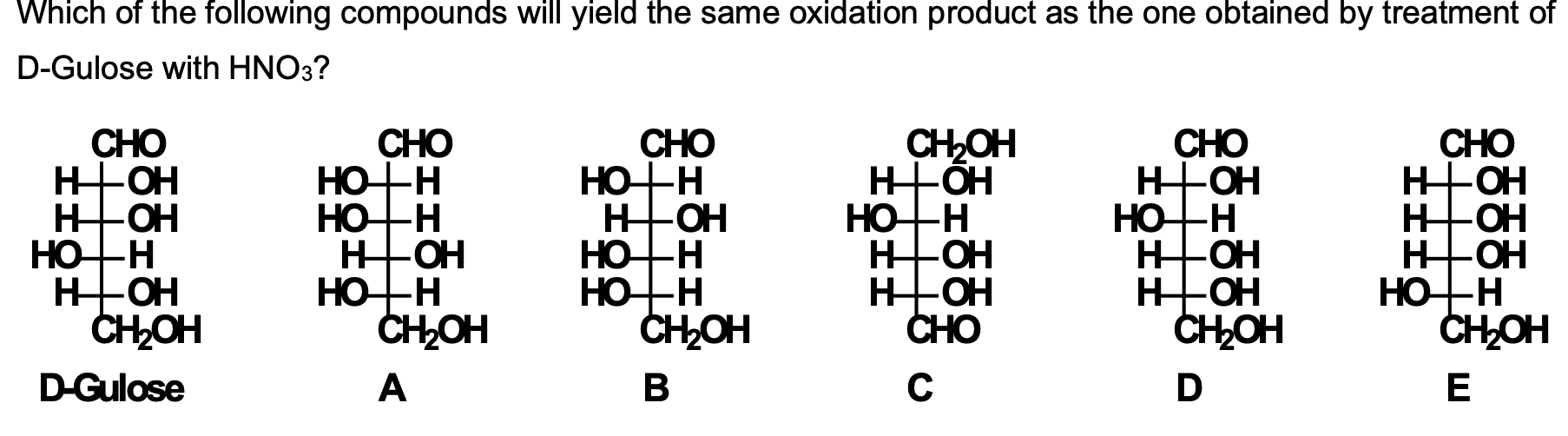 Solved Which of the following compounds will yield the same | Chegg.com