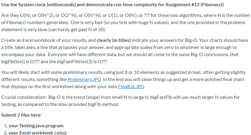 Solved Use the System clock (milliseconds) and demonstrate | Chegg.com