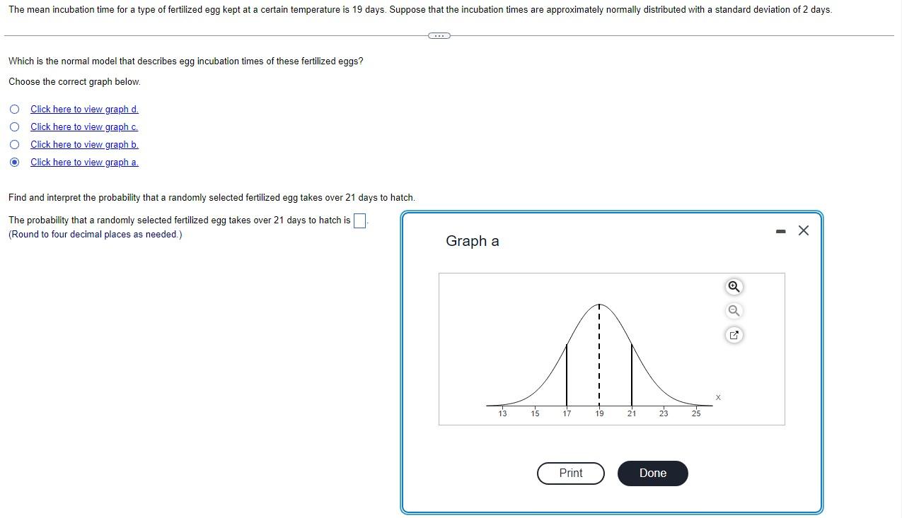 [Solved]: 6. please help with last part Which is the normal