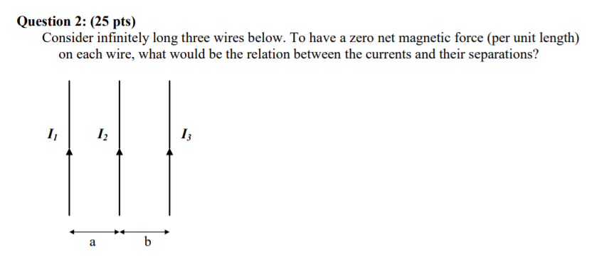 Solved Question 2: (25 pts) Consider infinitely long three | Chegg.com