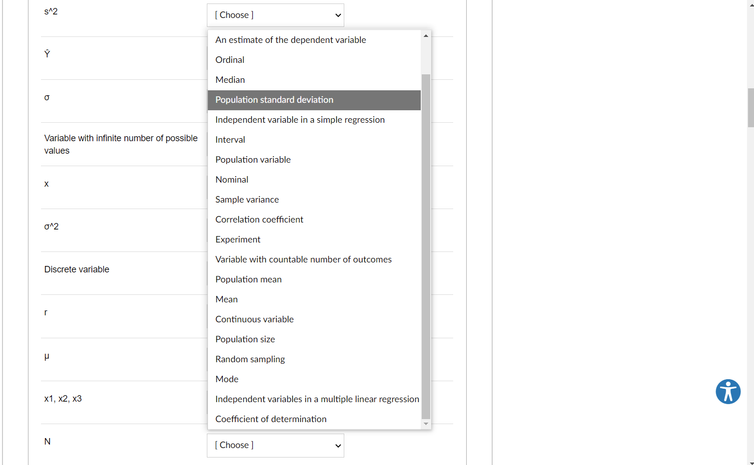Solved questions s^2 - N go with the options in the choose | Chegg.com