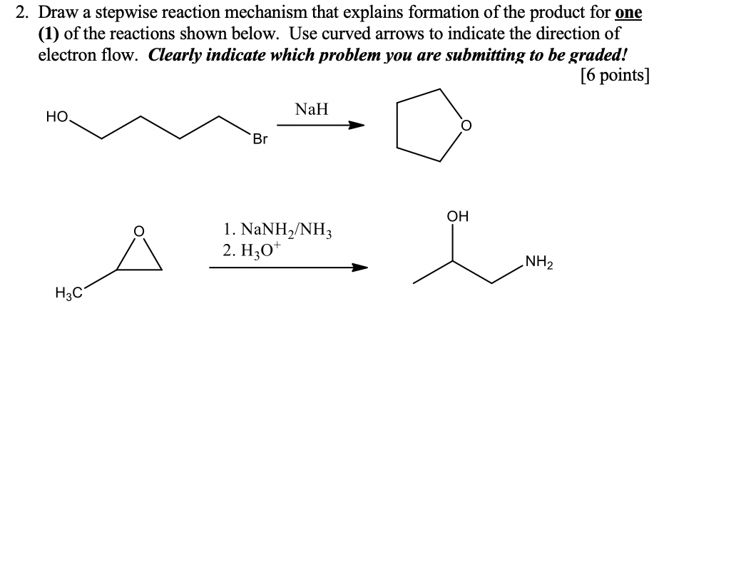 Solved 2. Draw a stepwise reaction mechanism that explains | Chegg.com