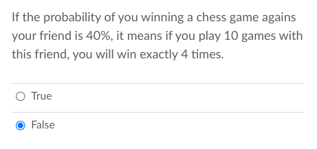 Solved If the probability of you winning a chess game | Chegg.com