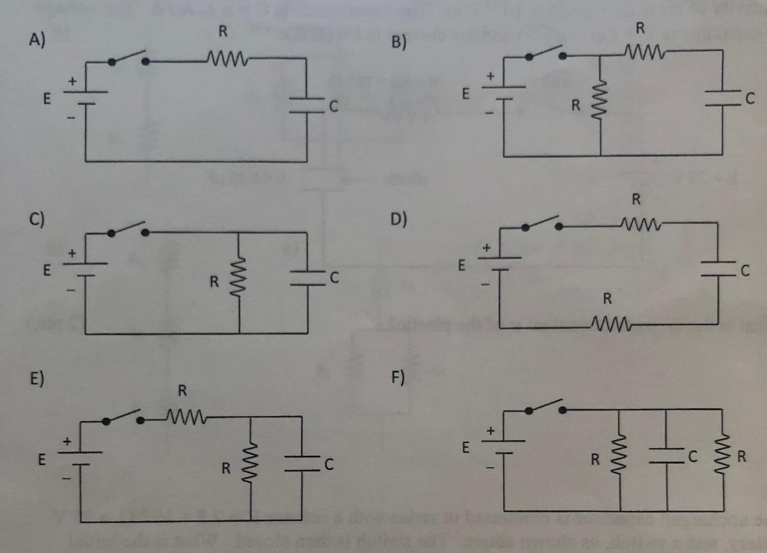 Solved Each of the circuits below consists of identical | Chegg.com