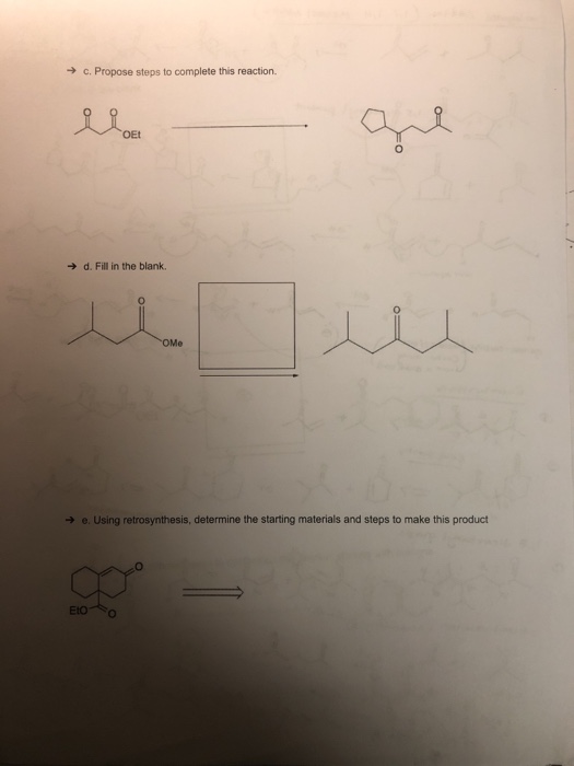 Solved 2. Synthesis a. Use retrosynthesis to determine how | Chegg.com