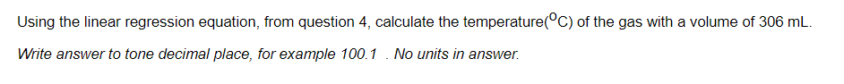 Solved Given the following data: Plot V(mL) vs T(K) and | Chegg.com