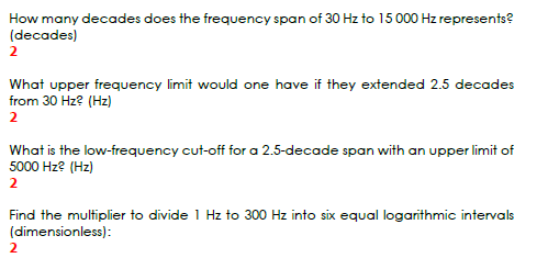 Solved How many decades does the frequency span of 30 Hz to | Chegg.com