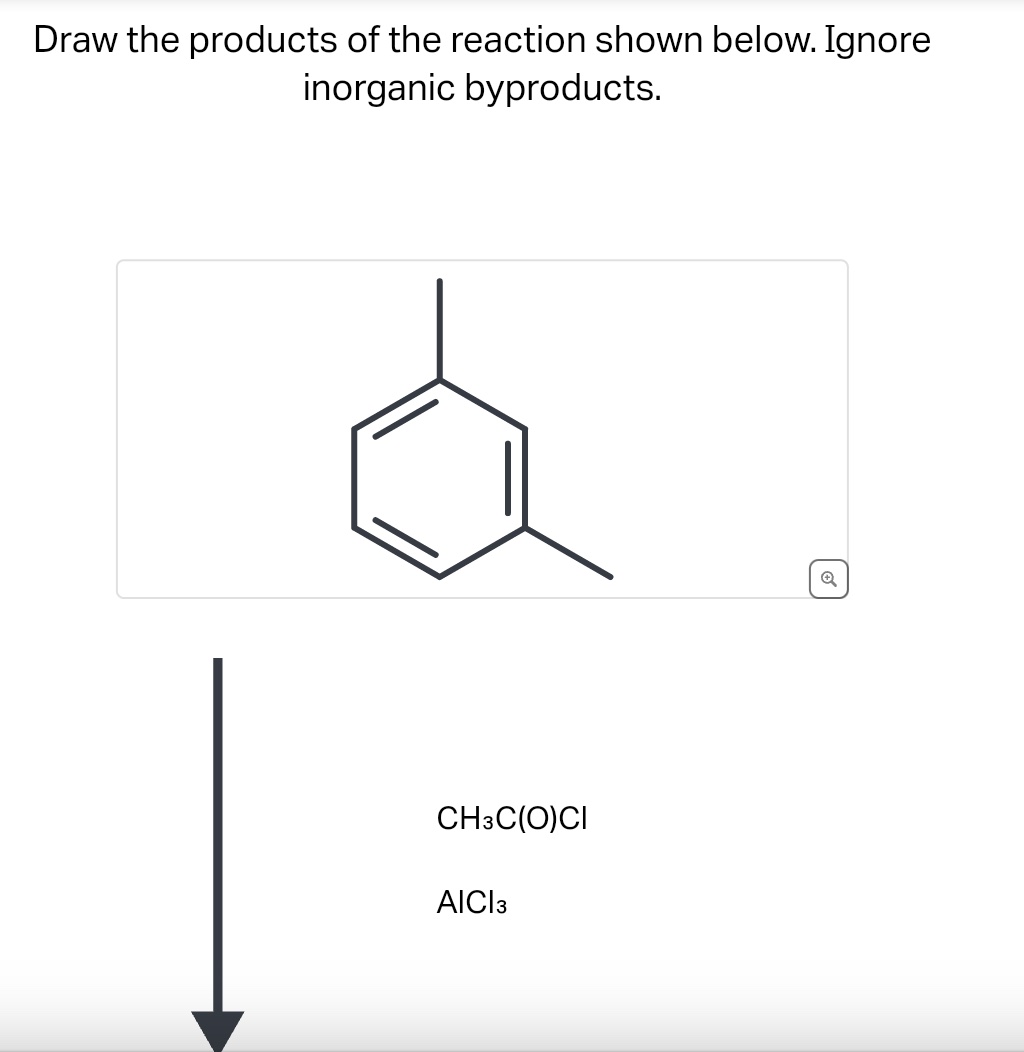 Solved Draw the products of the reaction shown below. Ignore | Chegg.com