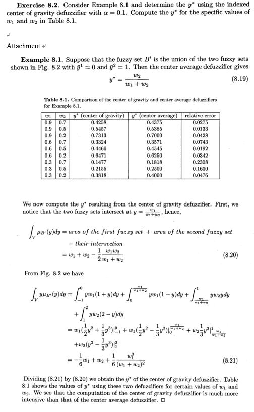 Solved Exercise 8.2. Consider Example 8.1 and determine the | Chegg.com