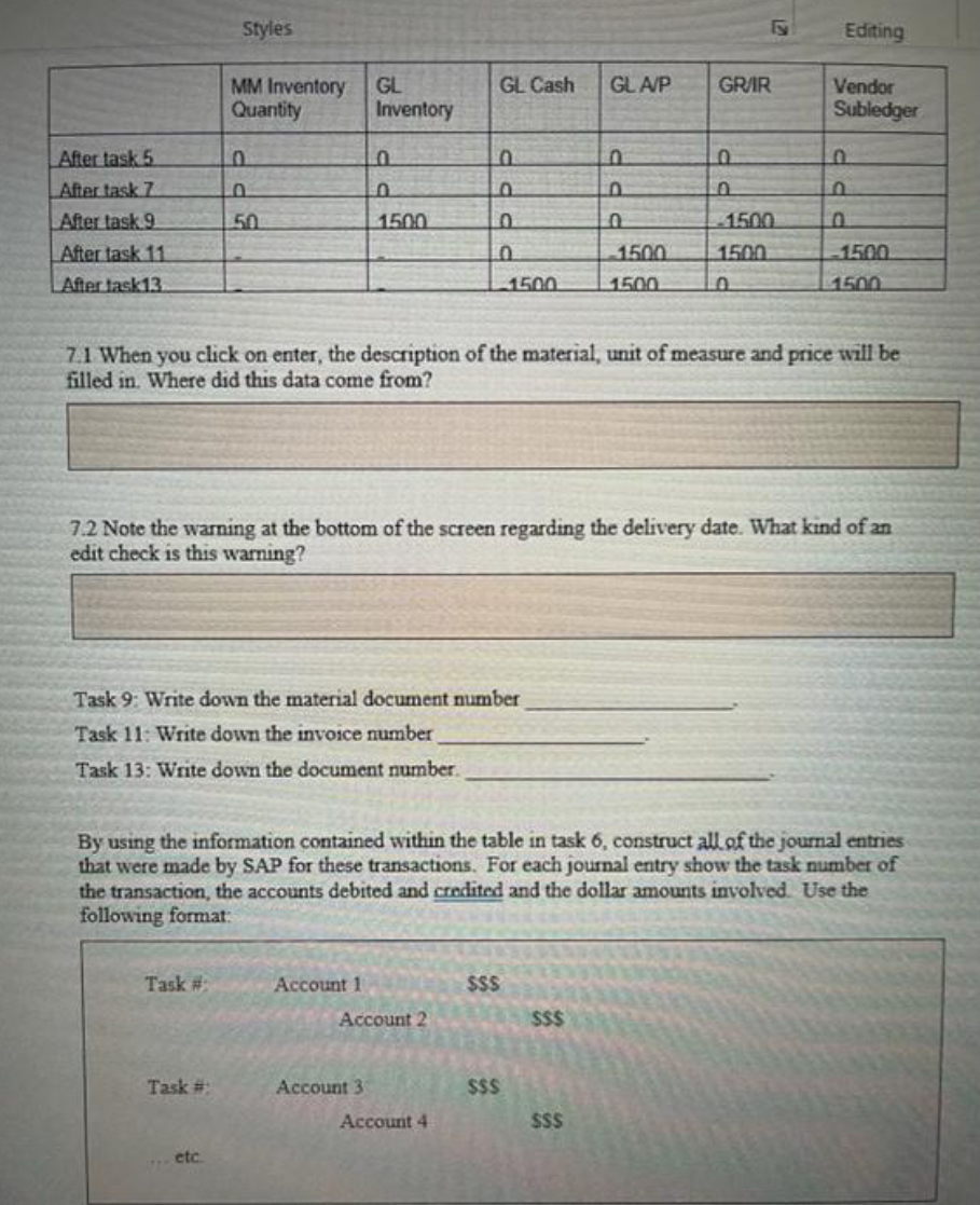 Solved By using the information contained within the table | Chegg.com