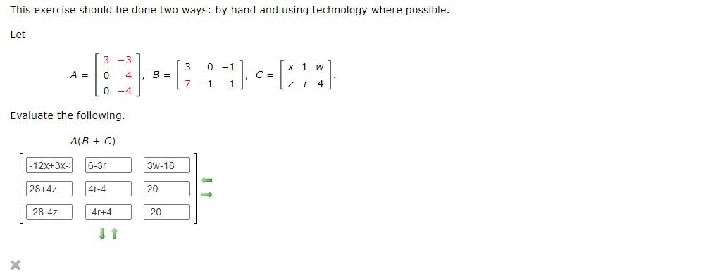 Solved This exercise should be done two ways: by hand and | Chegg.com