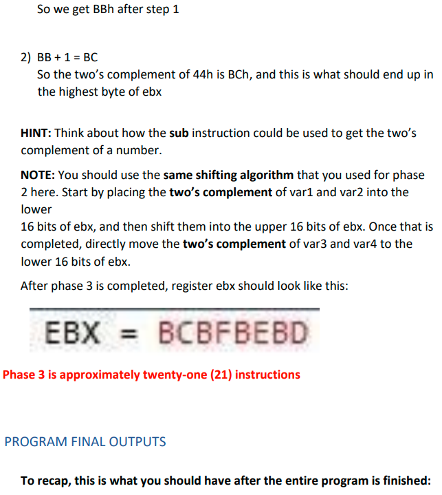 data var1 BYTE 'A' var2 BYTE 'B' var3 BYTE 'C' var4 | Chegg.com