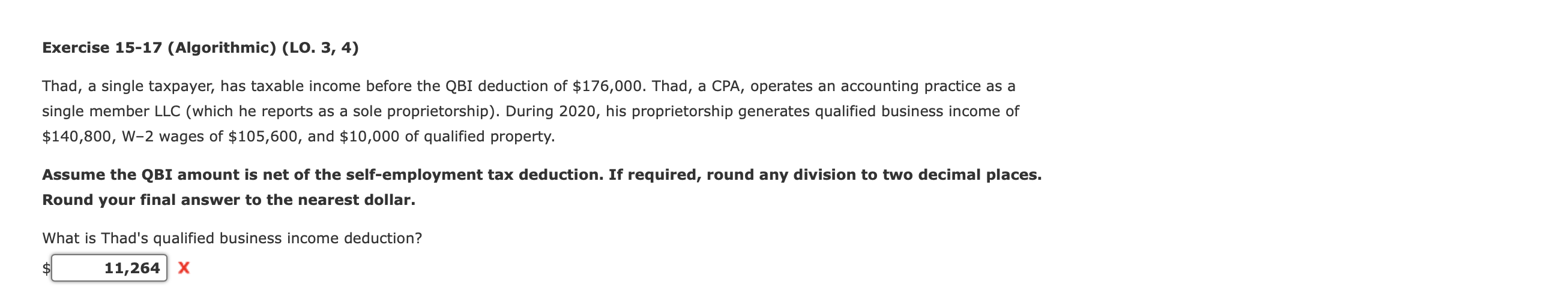 Solved Exercise 15-17 (Algorithmic) (LO. 3, 4) Thad, a | Chegg.com