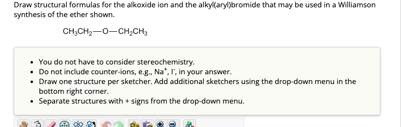 Solved Draw structural formulas for the alkoxide ion and the | Chegg.com