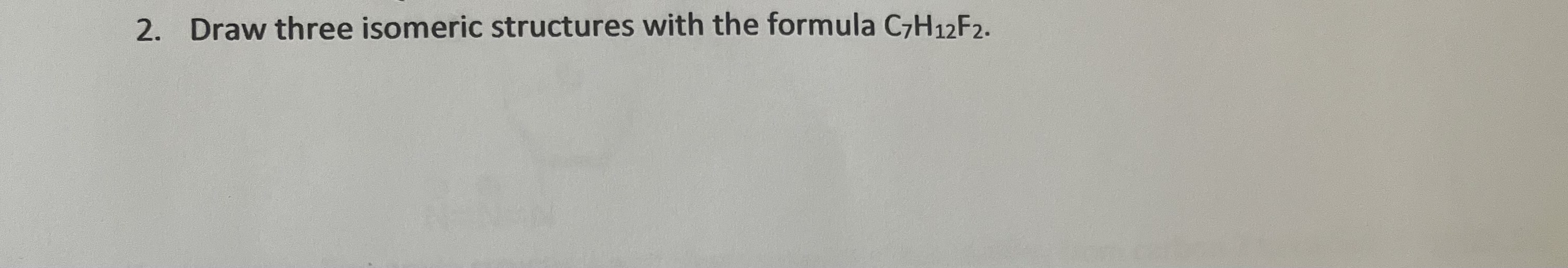 Solved help please.Draw three isomeric structures with the | Chegg.com