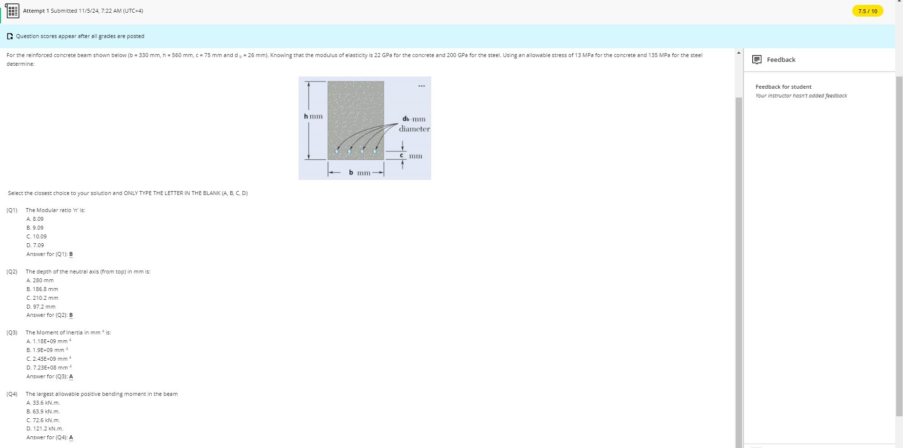 Solved one of ﻿these answers are incorrect i need to ﻿see | Chegg.com